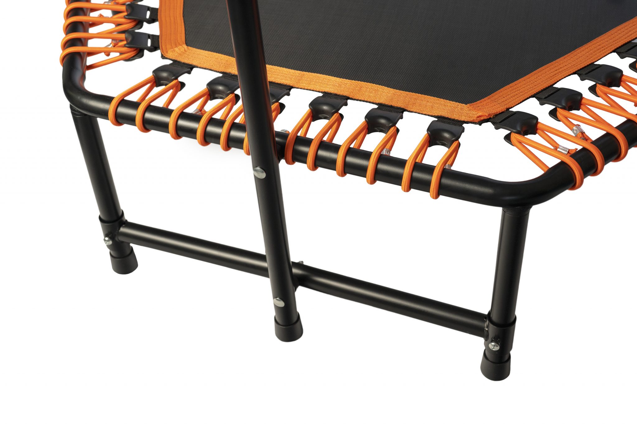 Orange Rebounder Dynamic Bounce Hex Mini Trampoline Spring Free Bungee ...