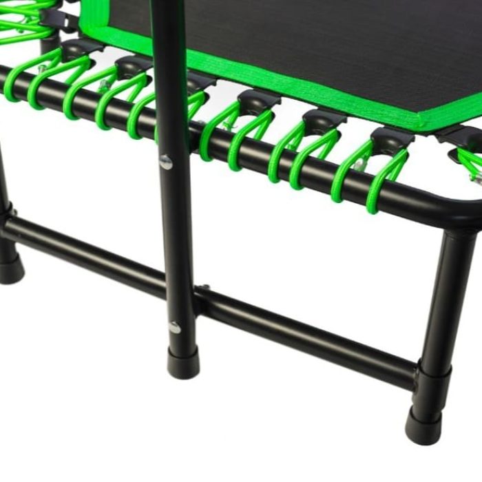 Green Rebounder Dynamic Bounce Hex Mini Trampoline Spring Free Bungee ...